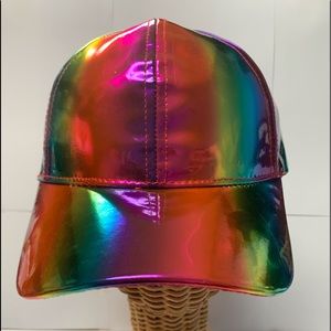 Accessories | New Multi Rainbow Blue Pink Gold Laser Lacquer Pu ...
